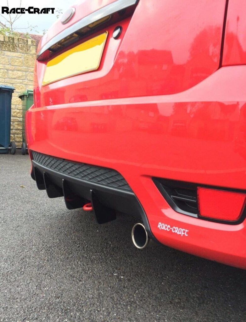 "Fits" ford fiesta mk6 st diffuser fins/zetec s fiesta st diffuser fins ...
